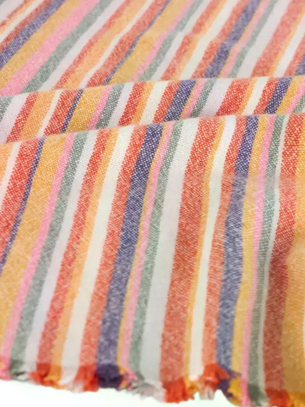 Fedeli Striped Cashmere Scarf