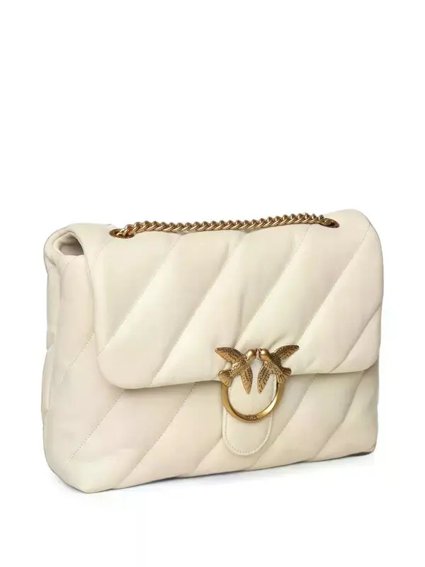 Pinko Quilted Leather Shoulder Bag
