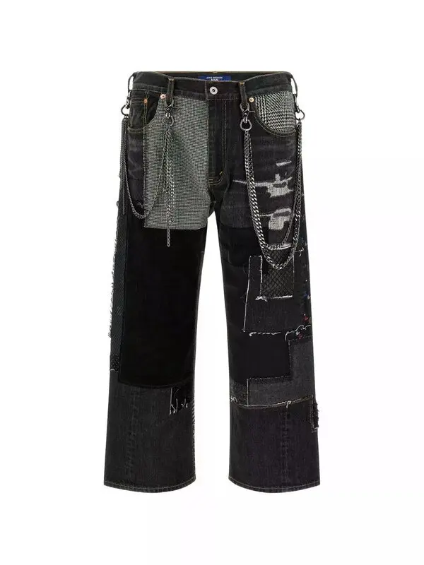 Junya Watanabe Chain-link Patchwork Jeans