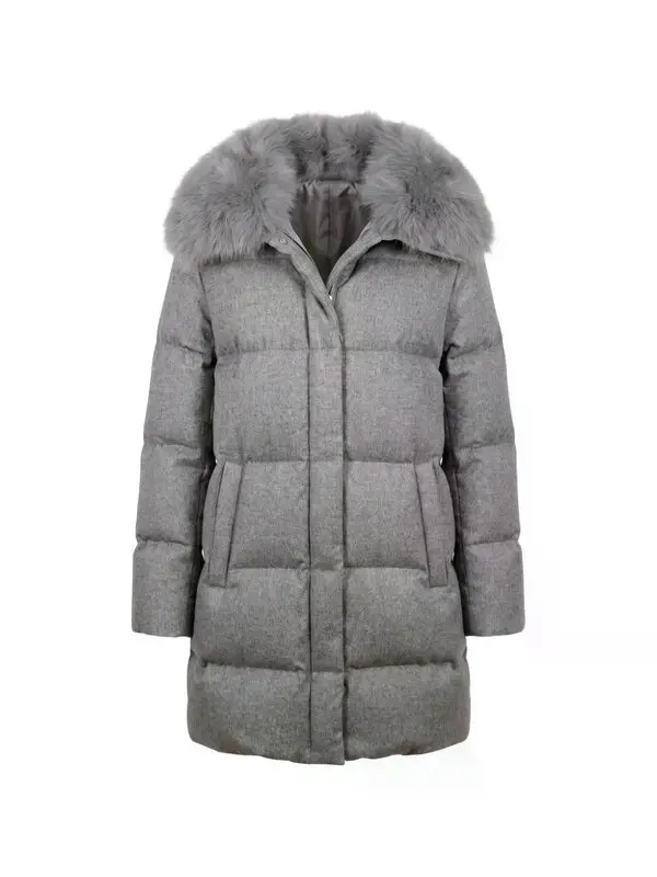 Herno Fur-trim Quilted Jacket
