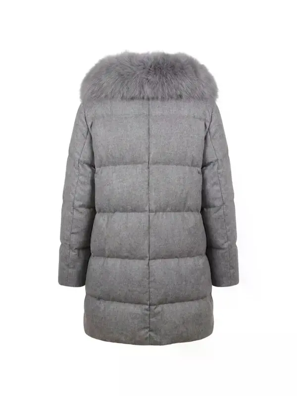 Herno Fur-trim Quilted Jacket