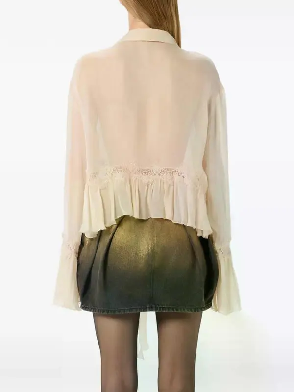 Blumarine Lace-trim Blouse
