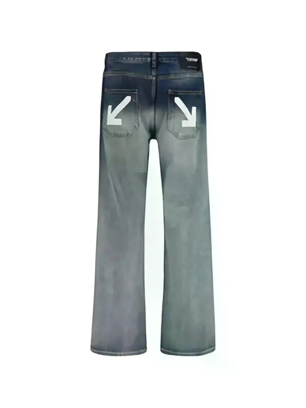 Off-White Arrows Ombré-effect Jeans