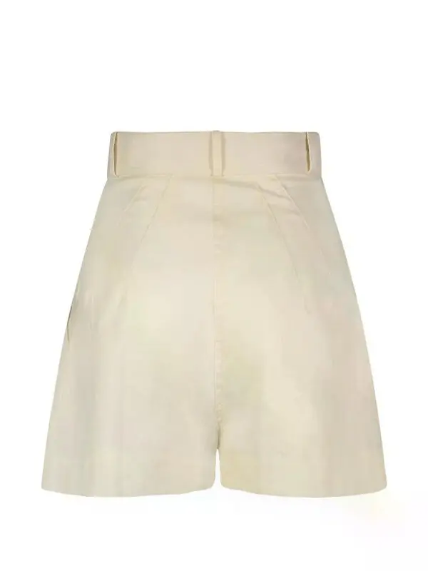 Matthew Bruch Belted Pleated Shorts