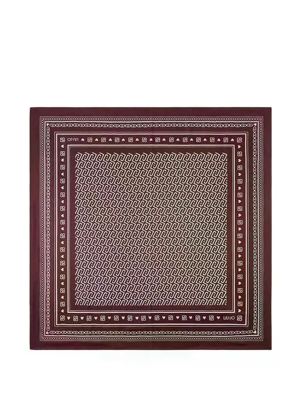 Liu Jo Large Scarf With Monogram Logo