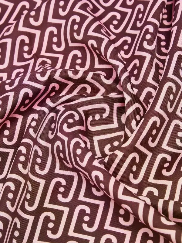 Liu Jo Large Scarf With Monogram Logo