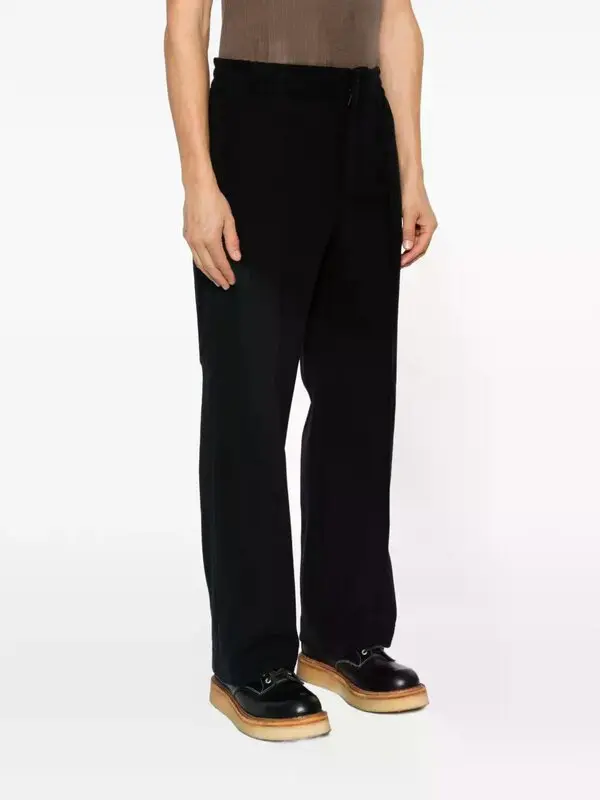 Moncler Logo-patch Straight-leg Trousers