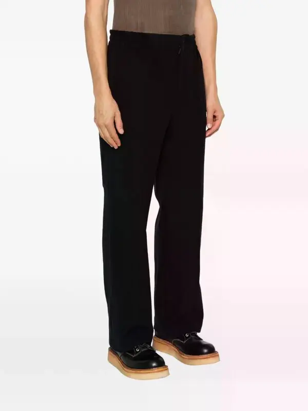 Moncler Logo-patch Straight-leg Trousers