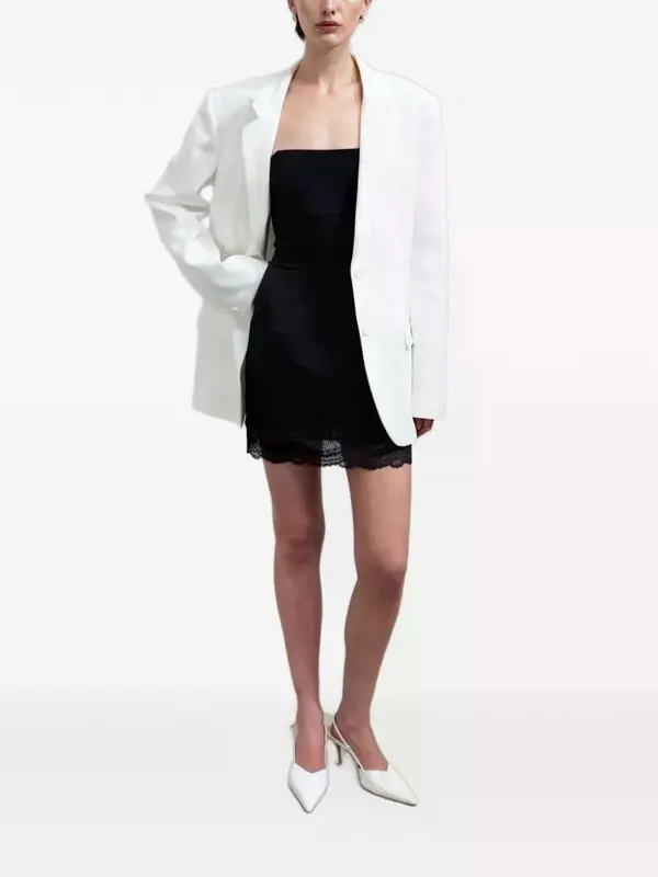 VIKTORIA & WOODS Mulan Lace-trim Mini Dress