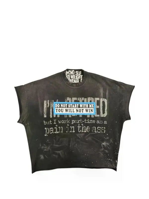 SECND SLF Part Time Guiltee Graphic-print Boxy T-shirt