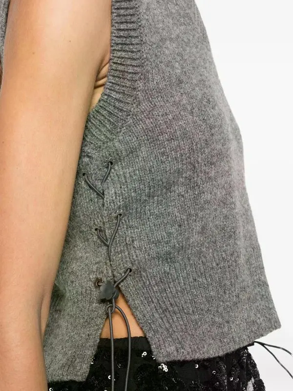 Cecilie Bahnsen Fleetwood Lace-up Vest