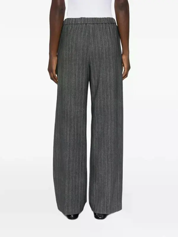 CIRCOLO 1901 Pinstripe Drawstring-waist Trousers