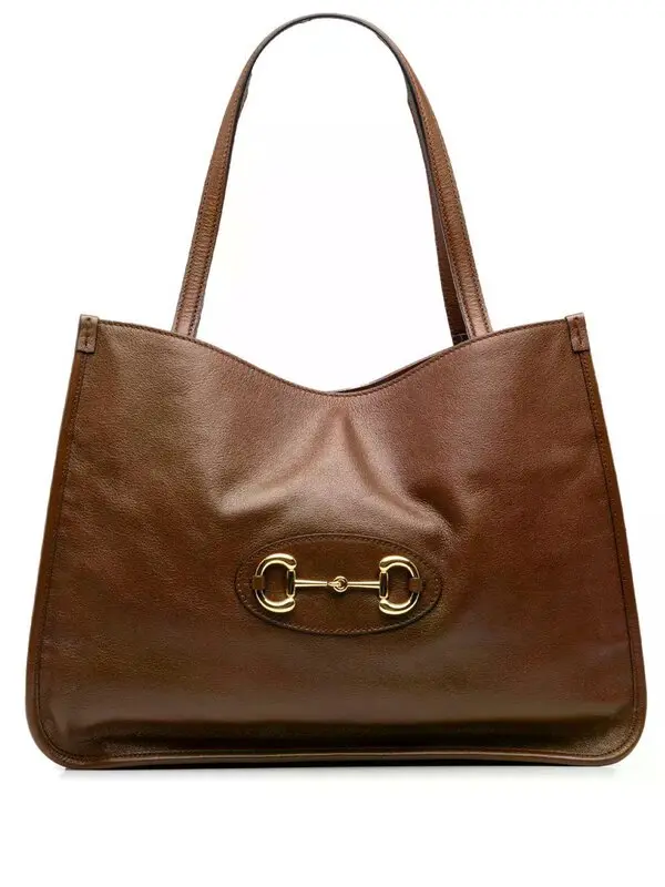 Gucci 2016-2026 Medium Leather Horsebit 1955 Tote Bag