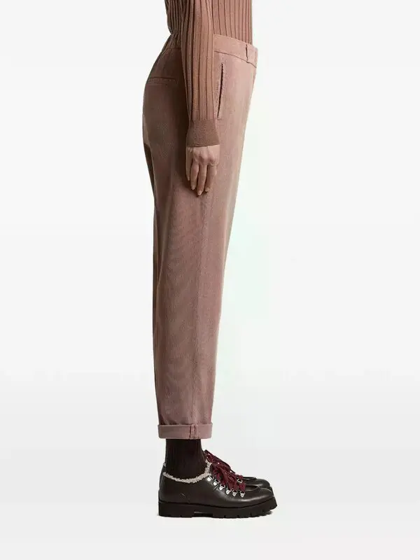 Peserico Corduroy-effect Cropped Trousers