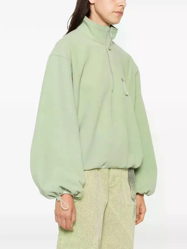 Cecilie Bahnsen Frederik Half-zip Fleece Sweatshirt