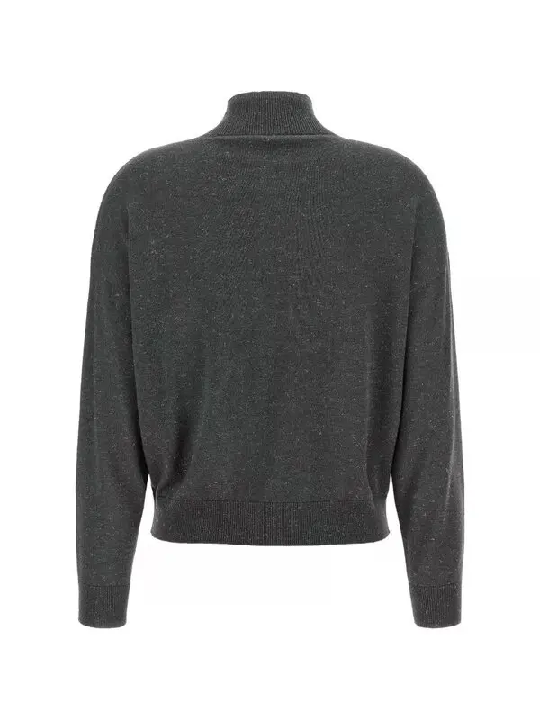 Peserico Lamé-effect Roll-neck Sweater