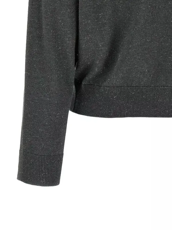 Peserico Lamé-effect Roll-neck Sweater