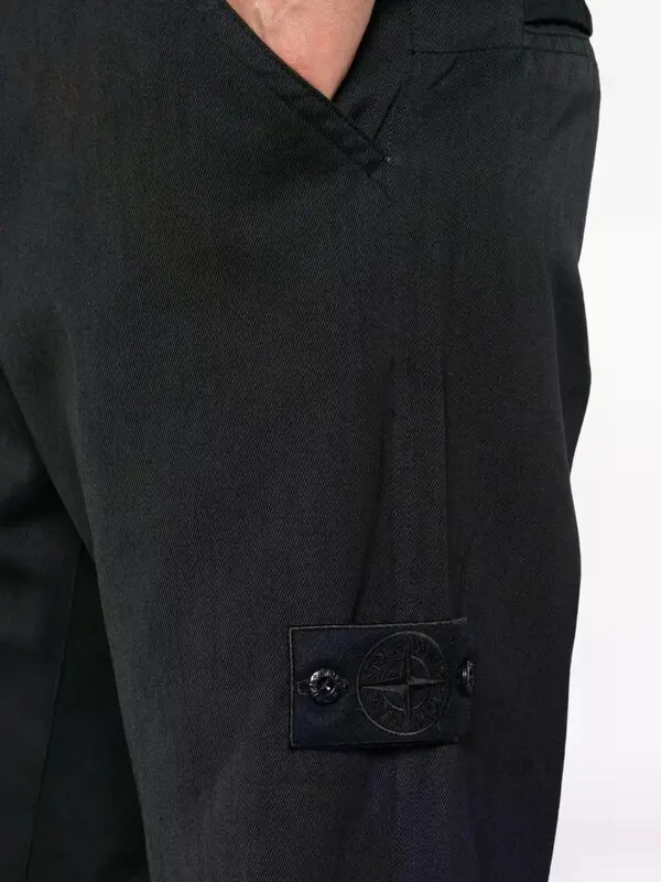 Stone Island Logo-patch Trousers