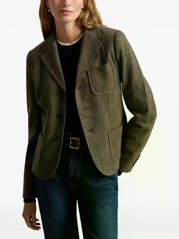 Polo Ralph Lauren Single-breasted Glen Check Blazer
