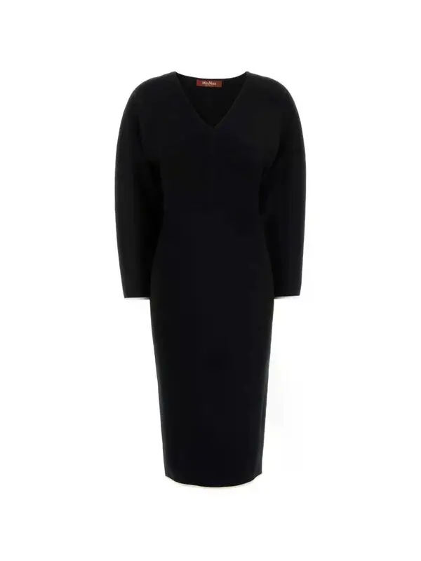 Max Mara Emiro V-neck Midi Dress