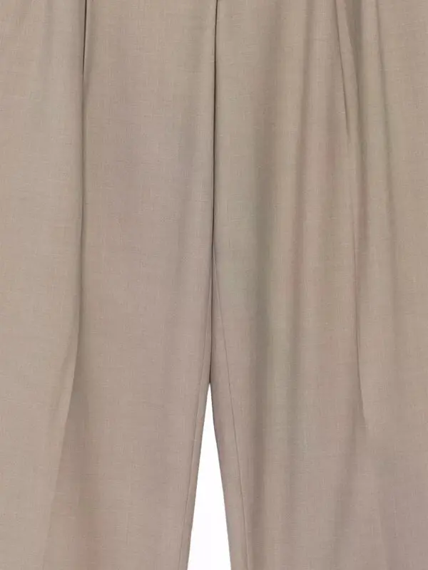 ROBERTO COLLINA Concealed-closure Trousers - Neutrals