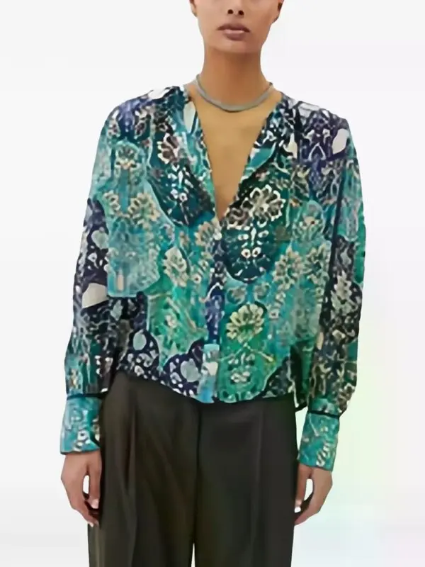 MARIA CHER Lugo Mia Floral-print Shirt