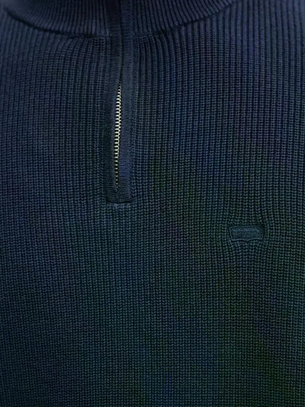 LEVI'S Housemark Quarter-zip Ribbed Sweater