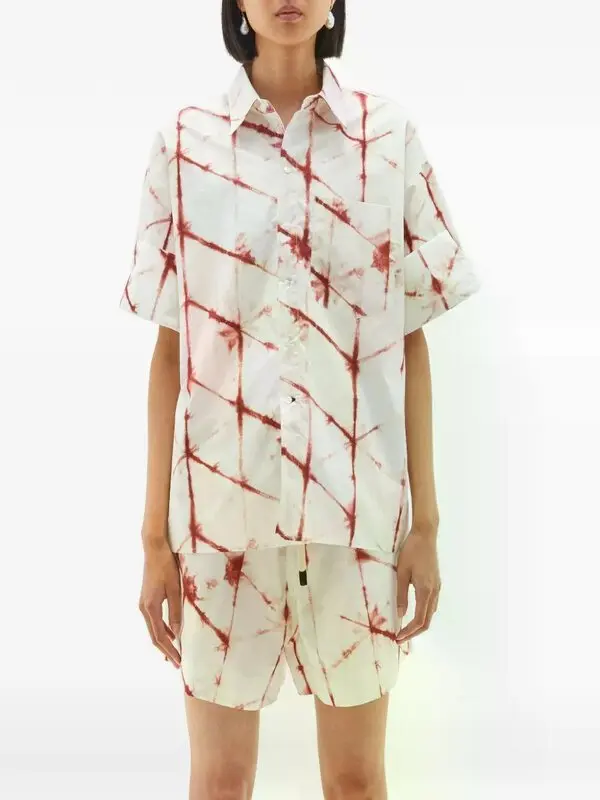 Bassike Printed Boxy Shirt