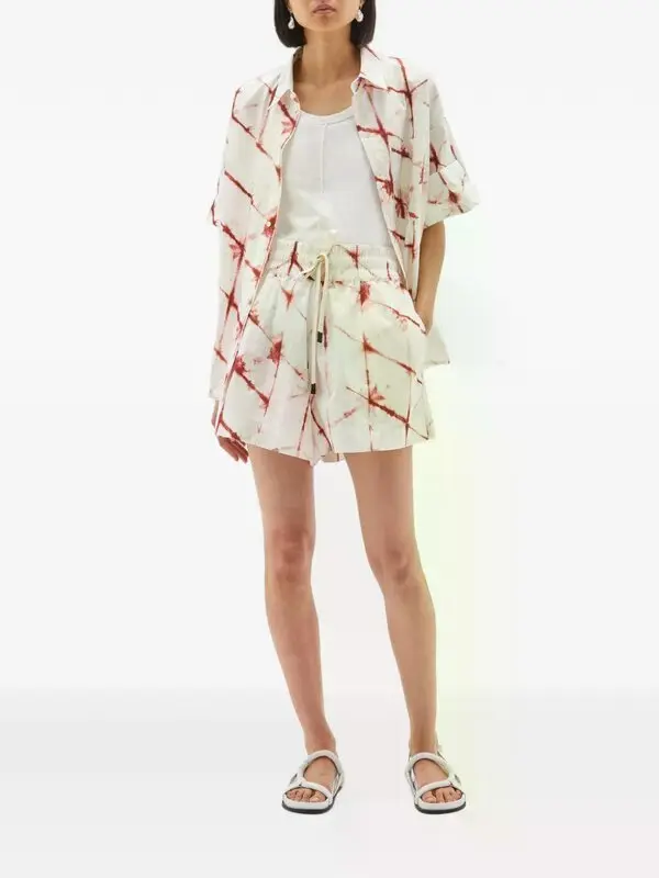 Bassike Printed Boxy Shirt