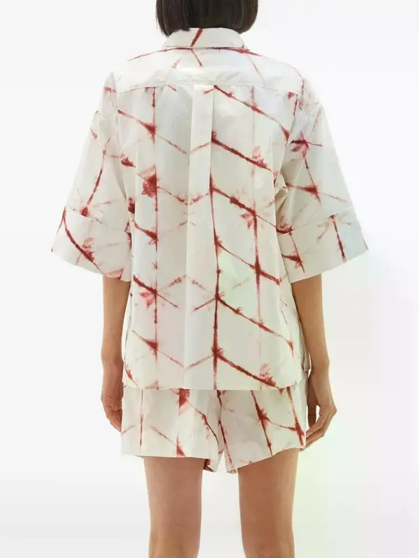 Bassike Printed Boxy Shirt