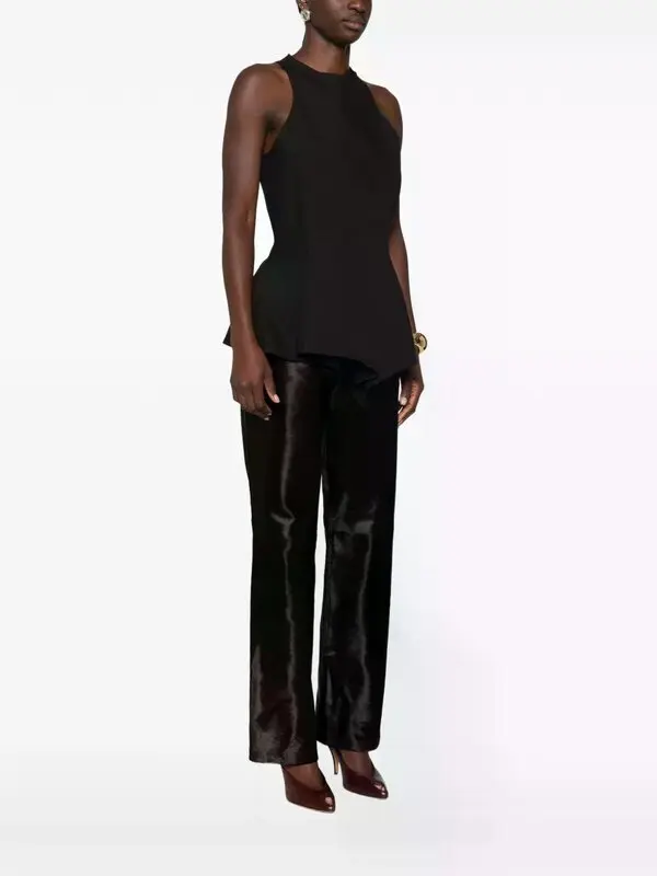 Magda Butrym Asymmetric Peplum Blouse