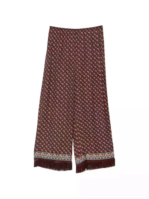 DÔEN Lavona Paisley-print Trousers