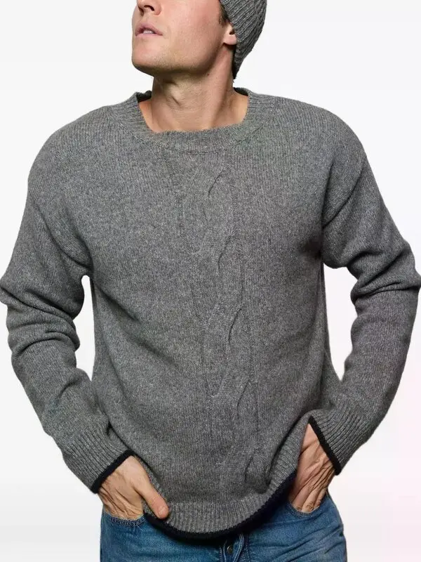 CESAR CASIER Montana Cable-knit Sweater