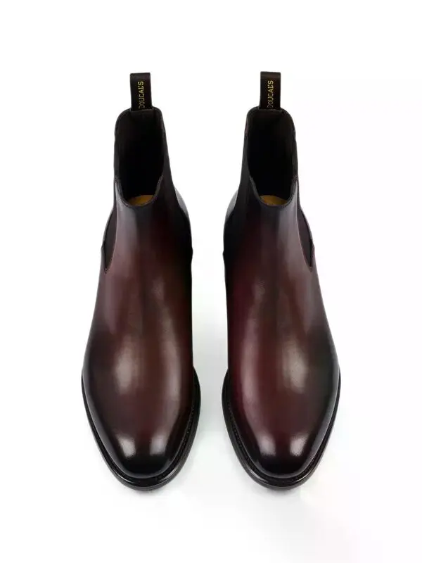 DOUCAL'S Burnished-effect Chelsea Boots