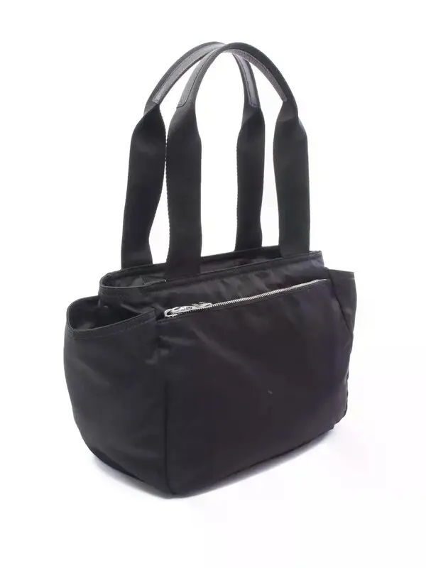 Prada 2013-2026 Saffiano Trimmed Tessuto Satchel