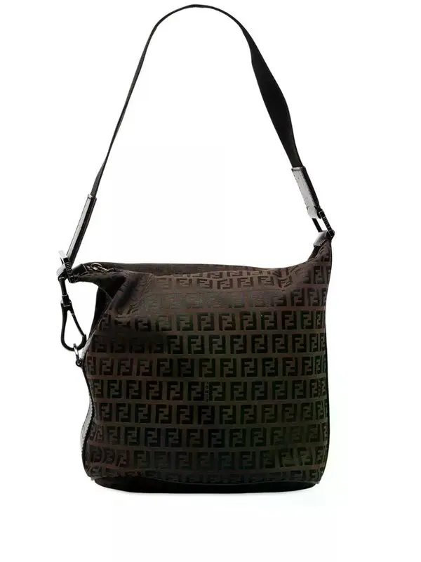Fendi 20th Century Zucchino Canvas Shoulder Bag