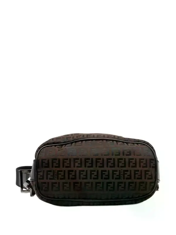 Fendi 20th Century Zucchino Canvas Shoulder Bag