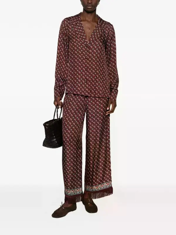 DÔEN Rania Paisley-print Shirt