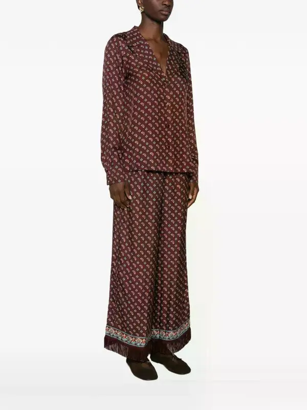 DÔEN Rania Paisley-print Shirt