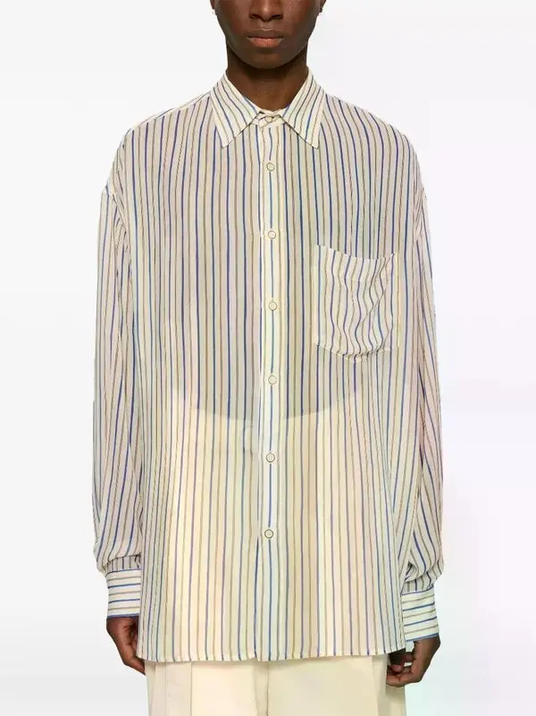CMMN SWDN Kai Striped Shirt