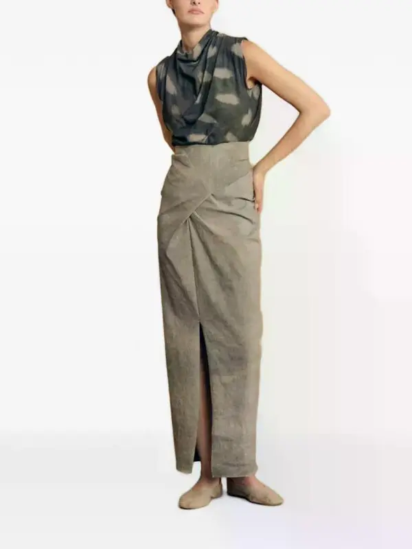CORTANA Ryo Wrap Maxi Skirt