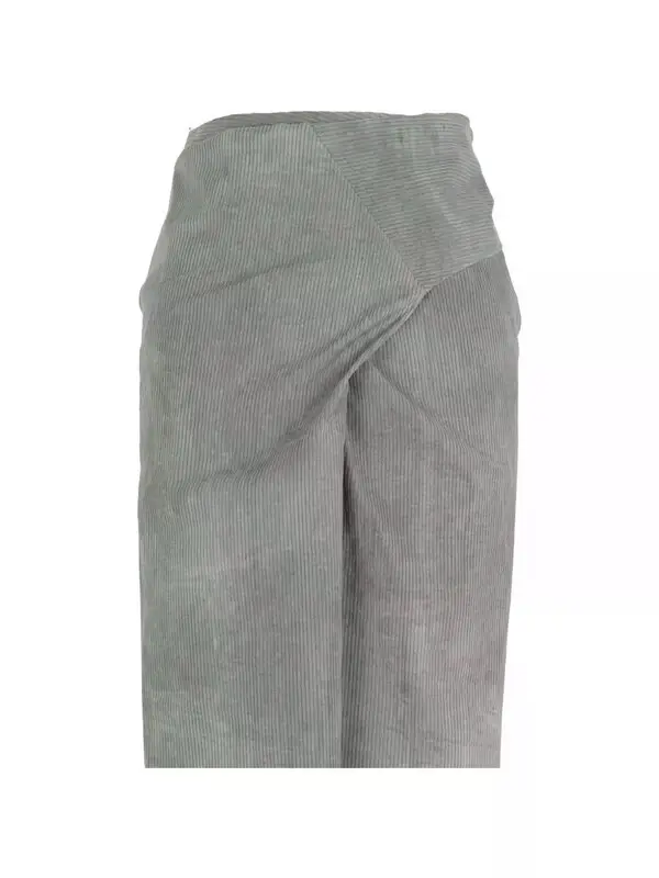 CORTANA Ryo Wrap Maxi Skirt - Grey