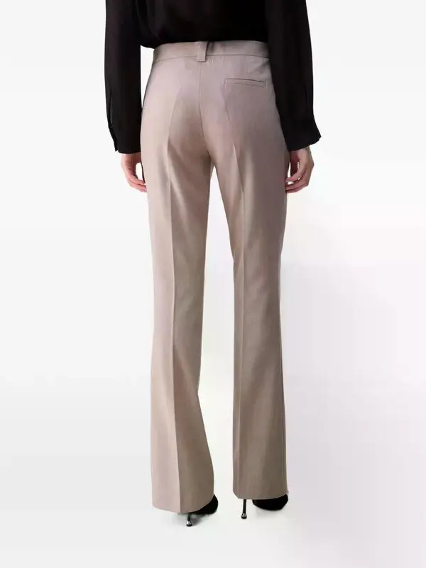 Liu Jo Fit & Flare Trousers In Mélange Fabric