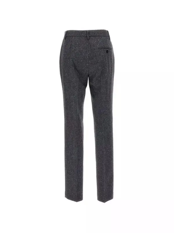 Alberto Biani Tweed Straight-leg Trousers
