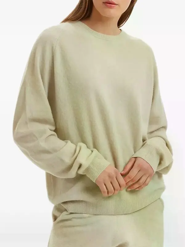 Frenckenberger Boyfriend Crew-neck Sweater - Neutrals