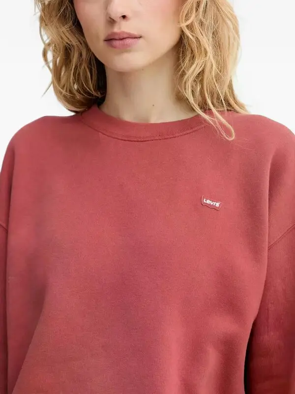 LEVI'S Logo-patch Crew-neck Sweater