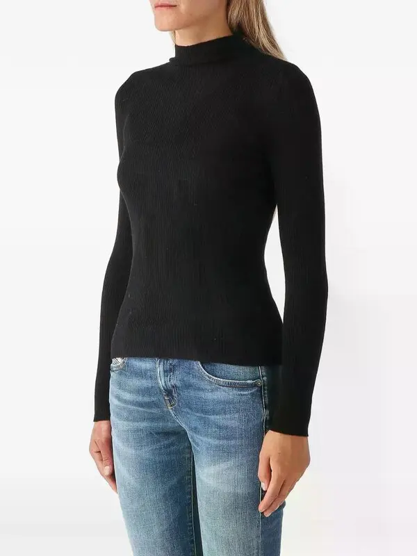 TWINSET Ribbed-knit Roll-neck Sweater