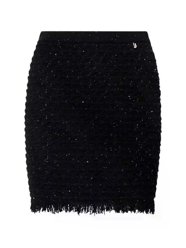 Liu Jo Knitted Miniskirt - Black