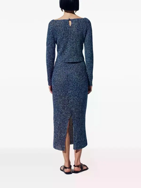 Escvdo Manabi Pencil Midi Skirt