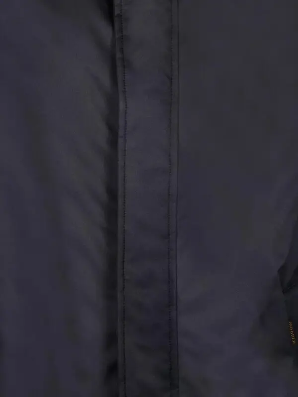 MOORER Hooded Concealed-fastening Jacket